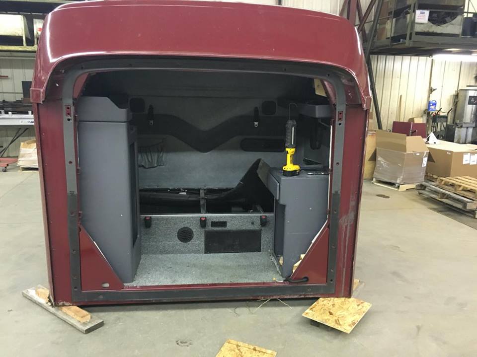 semi sleeper to hunting shack