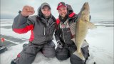 Ice Fishing Before a Winter Storm on Mille Lacs for Walleye - In Depth Outdoors TV S17 E5 ...