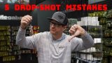 Top 5 Mistakes Fisherman Do With The Drop Shot?! | Nodak Angler